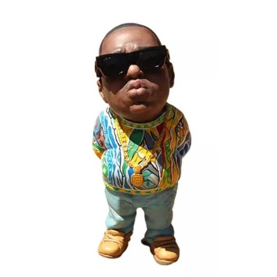 10cm Resin Small Pop-Rapper Star Tupac Figure Cool Hip Hop Guy Desktop ...