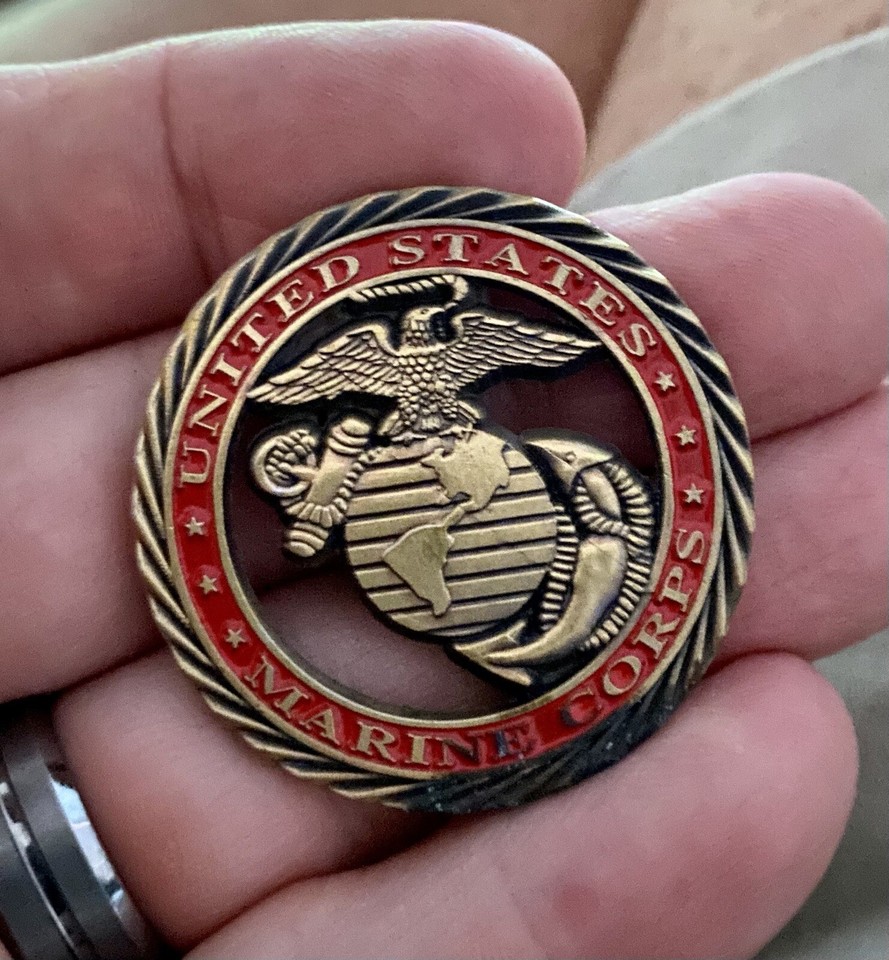 United States Marine Corps Challenge Coin Values USMC DEVIL DOGS SEMPER ...