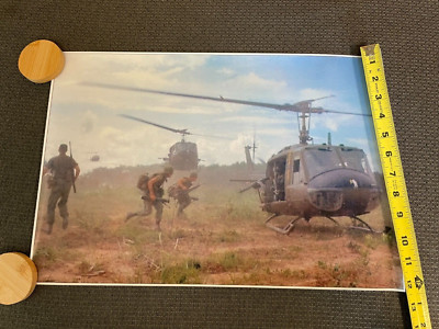 UH-1D Huey Helicopter canvas Poster Wall Art Photo 12x18 US SELLER | eBay
