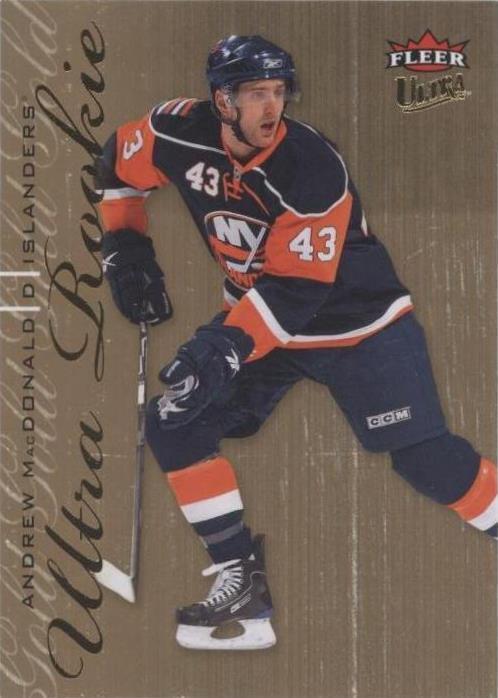 2009-10 Fleer Ultra - Ultra Rookie Andrew MacDonald #202 Gold Medallion ...