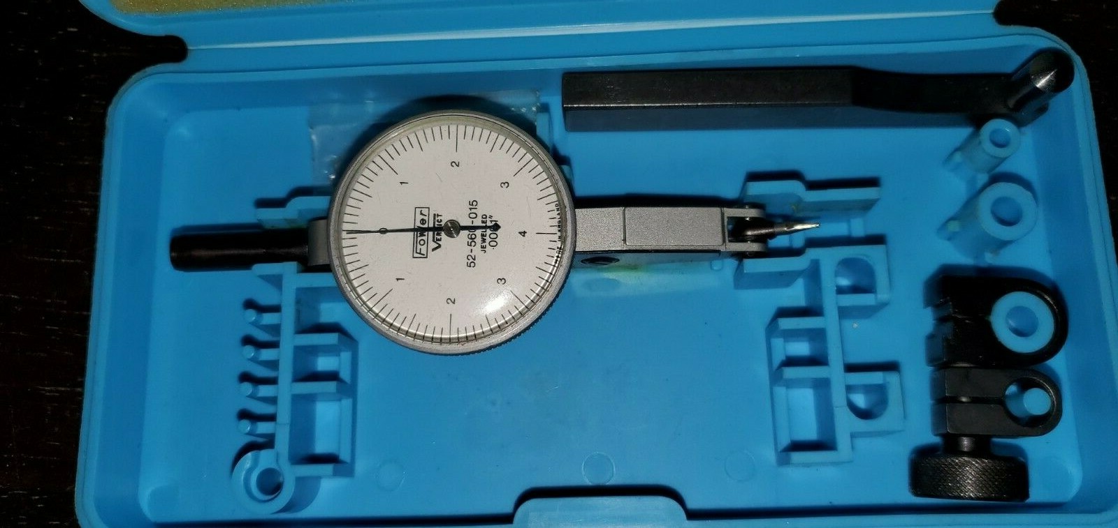 Fowler Verdict Jeweled Dial Indicator #52-560-015 w/case Indicator dial ...