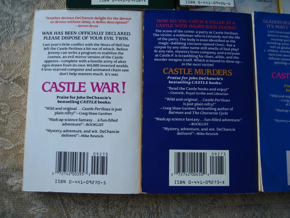 John DeChancie - Castle Perilous. Books 1-5+7-8 - paperback | eBay