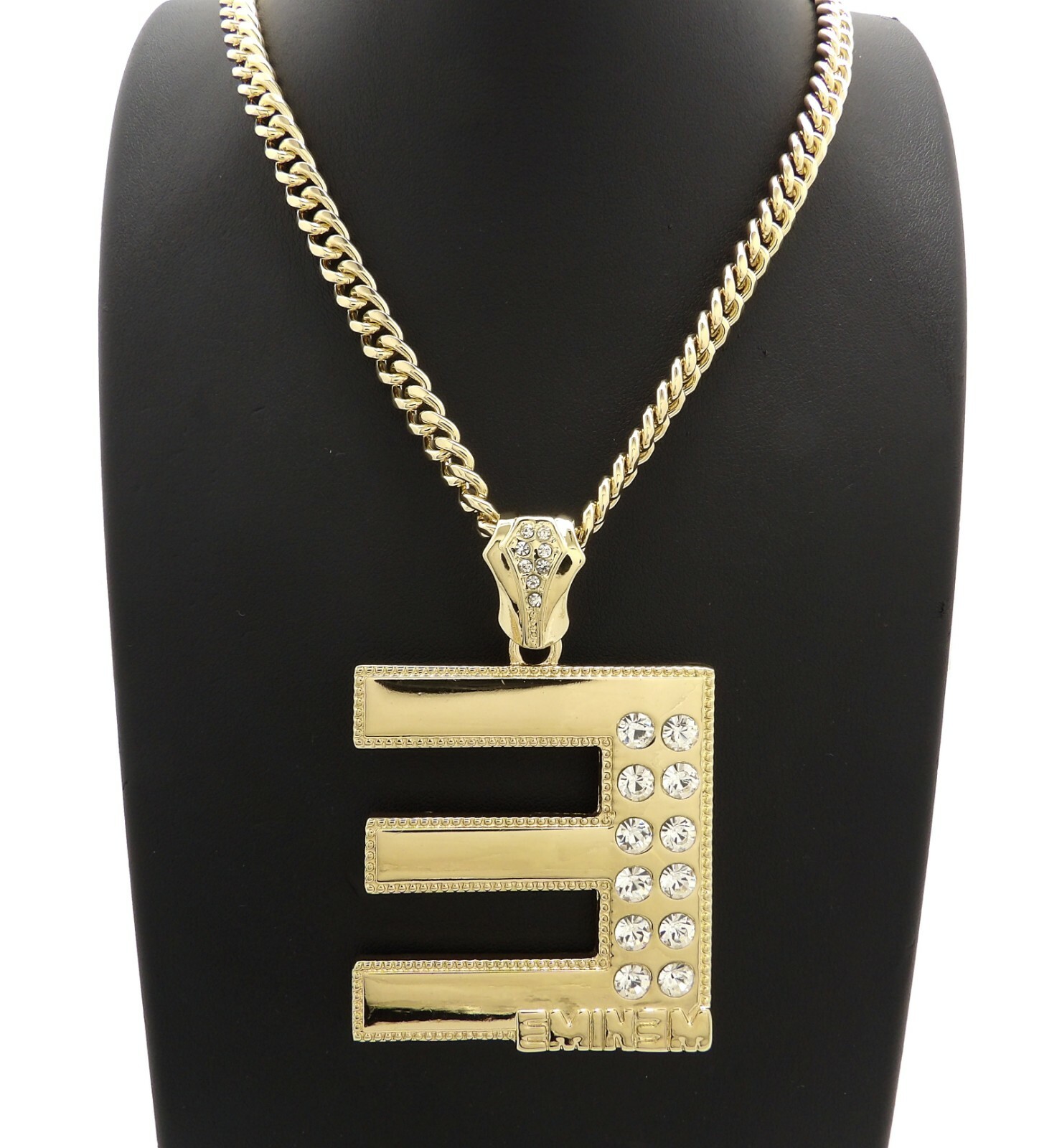 EMINEM PENDANT WITH CUBAN CHAIN | eBay