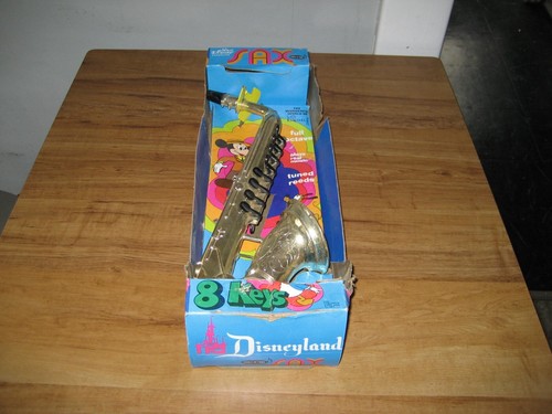 1960's Disneyland Sax-Proll Toys Saxophone-In Original Box | eBay