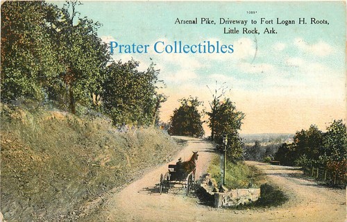 Arkansas, AR, Little Rock, Arsenal Pike, Driveway to FT Logan H Roots ...