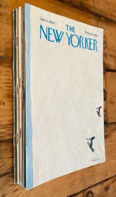 6 VTG New Yorker Magazines 1964 Complete Issues VG to VG++ | eBay