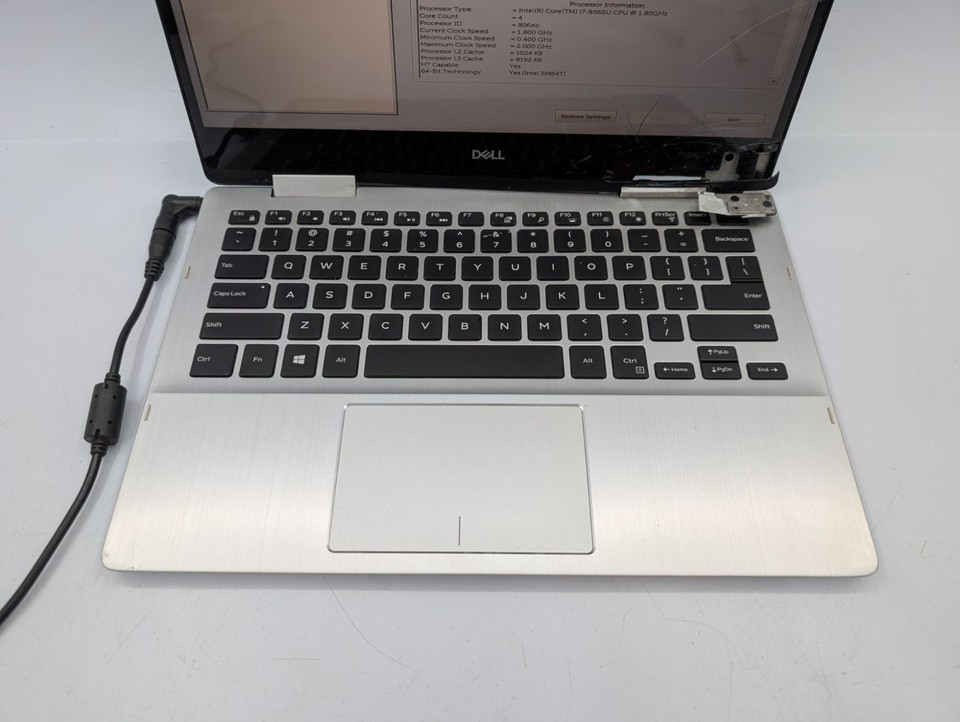 Dell Inspiron 7386 13.3" Display Intel Core i7-8565U 16GB RAM Silver ...
