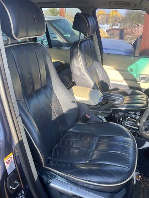Lot1 RANGE ROVER L322 Vogue Leather Front Blue Seat Drivers Van Bus ...