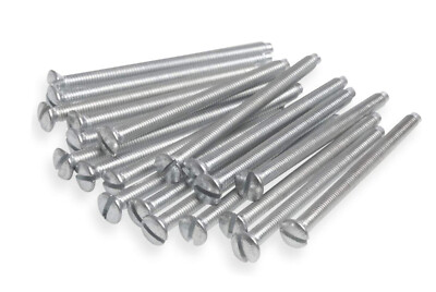 25x LONG 50mm ELECTRICAL SOCKET SCREWS Fitting Light Switch Wall Plug ...