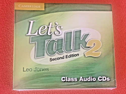 Let's Talk 2 Class Audio CDs by Leo Jones New & Sealed ESL Listening & Speaking | eBay