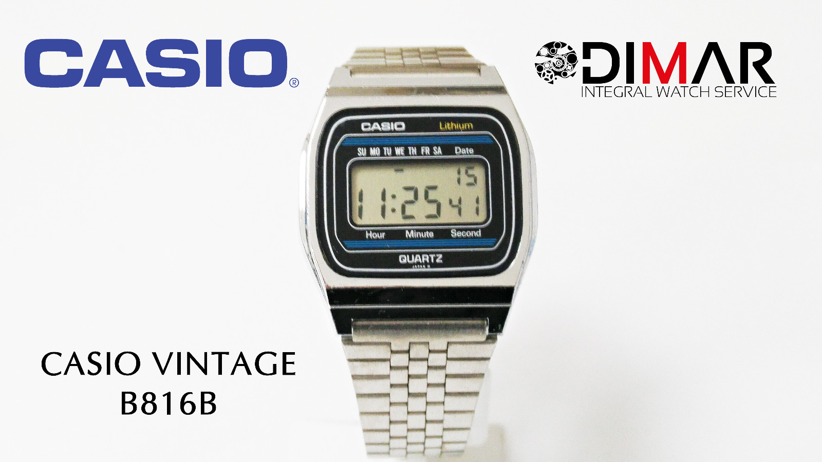 Vintage Casio B816 Qw.155 Japan Year 1980 Lithium for sale online | eBay