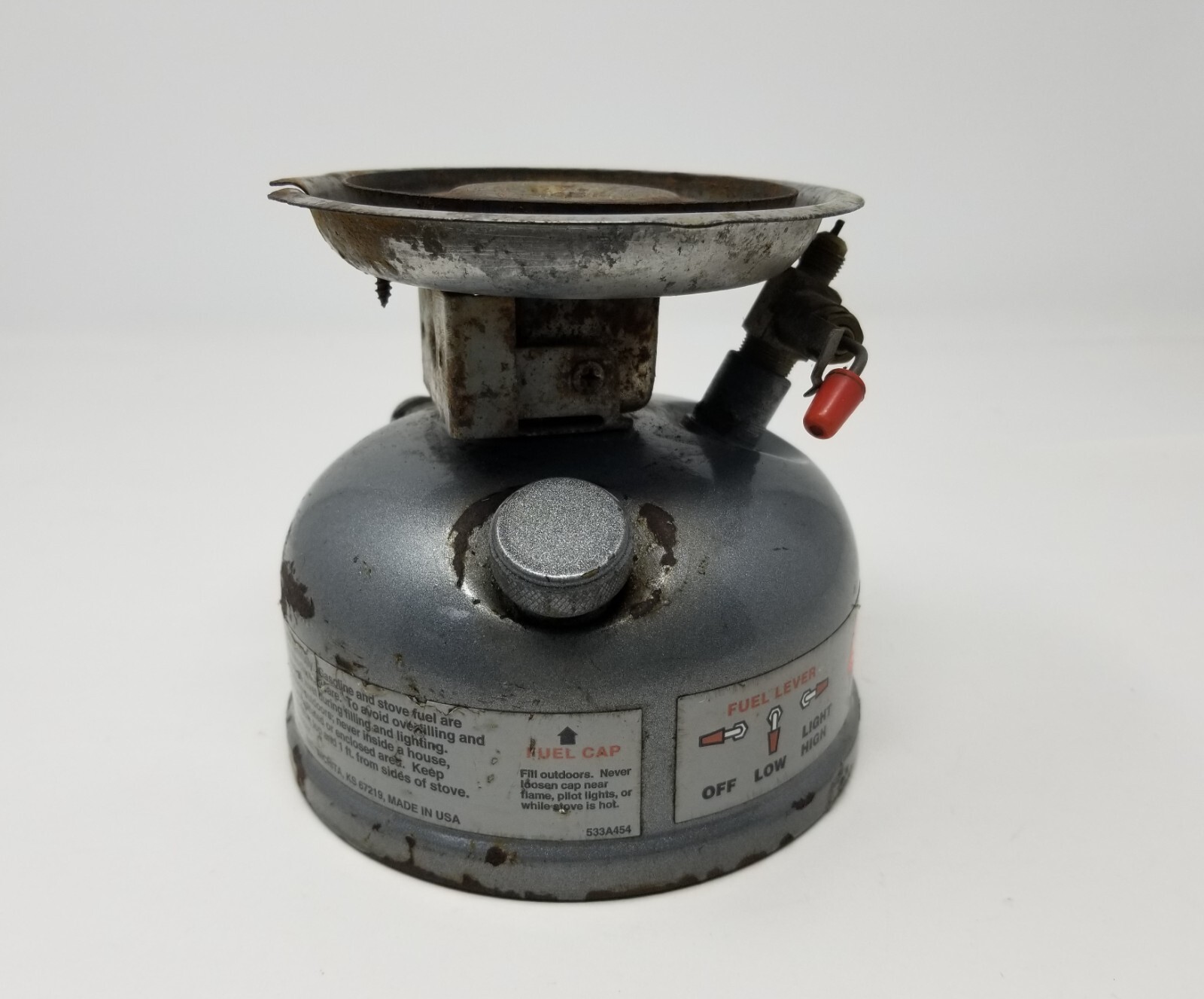 Coleman Dual Fuel Model 533 Single Burner Camping Stove AS IS for Parts ...