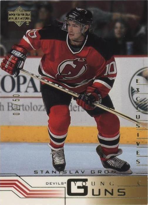 2001-02 Upper Deck - Young Guns Stanislav Gron #197 UD Exclusives /50 ...