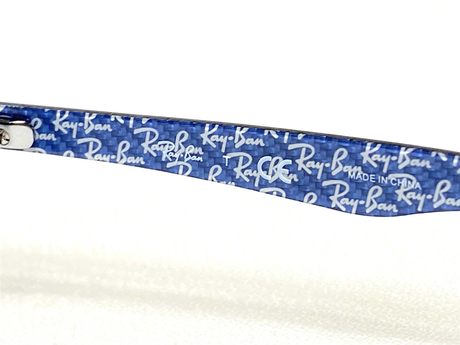 NEW Ray Ban RB8901 5262 Mens Blue & Black Carbon Fiber Eyeglasses ...