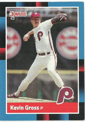 KEVIN GROSS PHILADELPHIA PHILLIES #113 - DONRUSS NM-MT 1988 | eBay