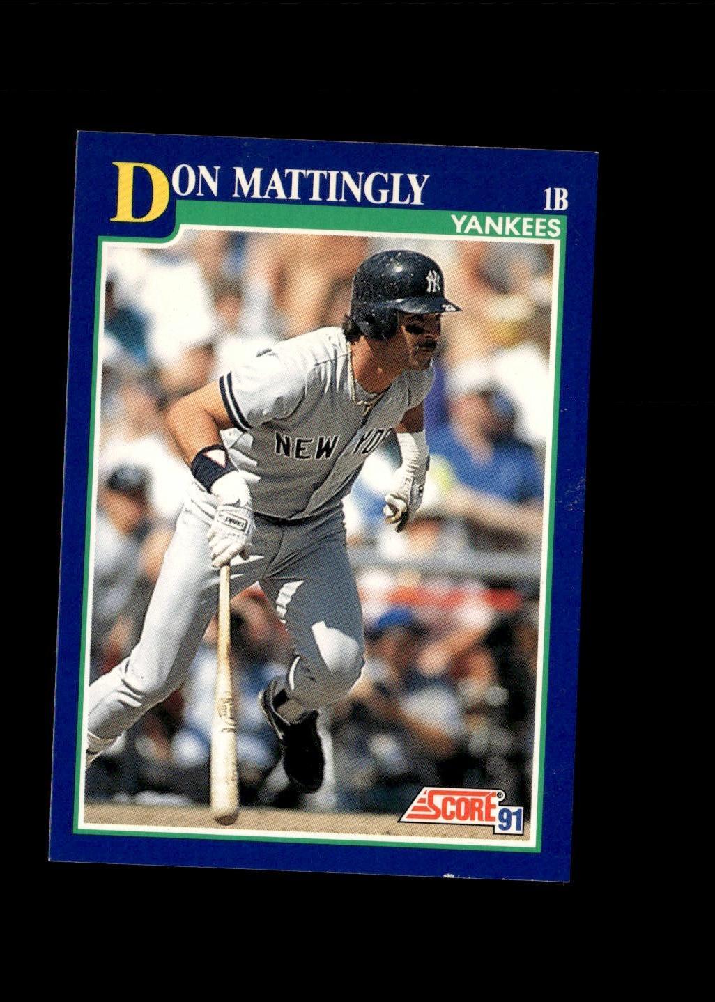 Don Mattingly 1991 Score Baseball Card #23 New York Yankees | eBay