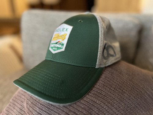 Rolex 24 Daytona 2022 Race Special Edition Tone Green Grey Baseball Cap | eBay