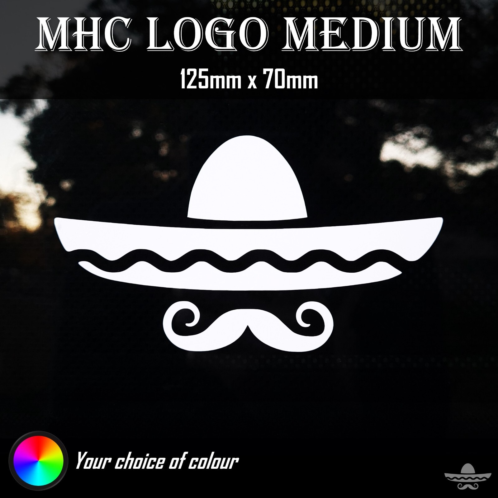 Mexican Hoon Cartel Logo Sticker - MEDIUM (125mm x 70mm) | eBay