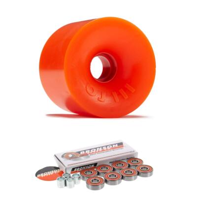 OJ III Thunder Juice Wheels 75mm 78A Orange Skateboard With Bronson G2 ...
