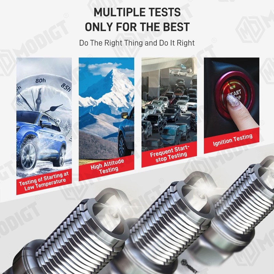 4Pcs Spark Plugs Fit NGK 1675 Double iridium Premium OEM # PFR7S8EG for ...