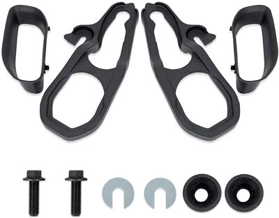 BLACK Front Left & Right Tow Hooks with Hardware for Ram 1500 2019-22 ...