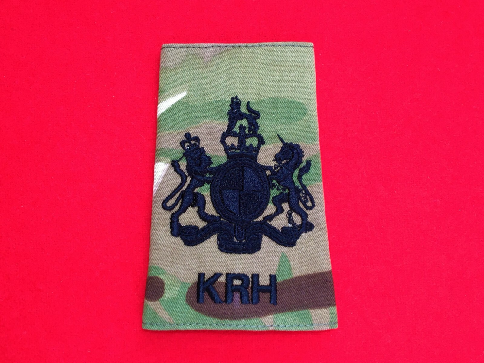 High Quality King's Royal Hussars Multicam Combat Rank Slide KRH MTP ...