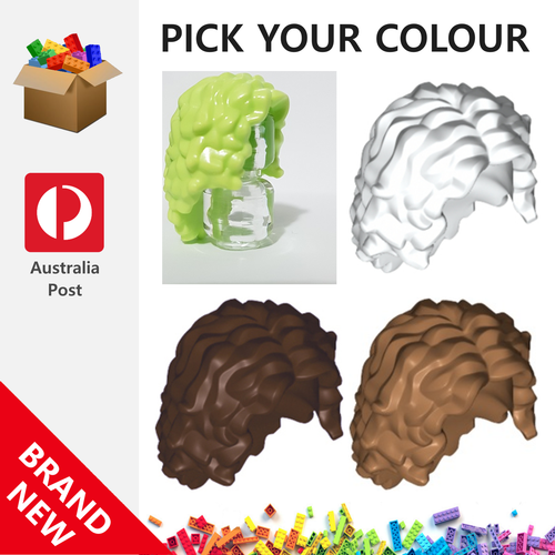 Genuine LEGO™ - Minifigure Hair Female Long Tousled - 20595 37998 New ...