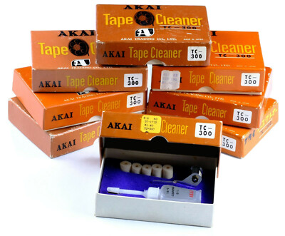 NEW AKAI TC-300 Tape Cleaner & Lubricating Kit (With NEW felts) M-7 ...