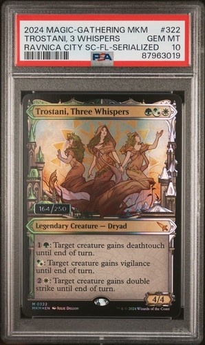2024 Magic the Gathering MKM Serialized /250 - PSA GEM MT 10 TROSTANI 3 ...