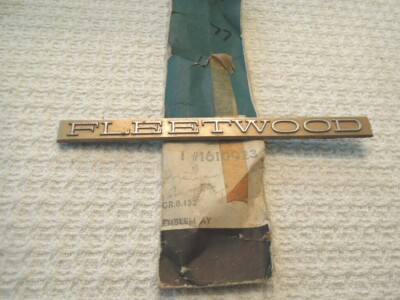 1977 1978 Cadillac "Fleetwood" Script 1610923 NOS | eBay