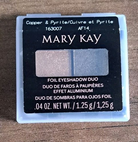 MARY KAY COPPER & PYRITE FOIL EYE SHADOW DUO 163007~DISCONTINUED ...