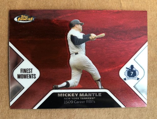 2006 Topps Finest Moments MIckey Mantle MMFM16 461/850 Yankees | eBay