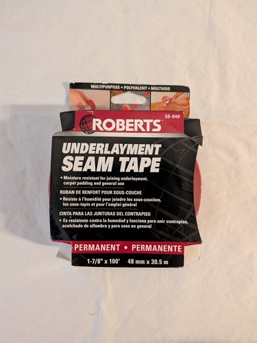 ROBERTS Seam Guard 1-7/8 in. x 100 ft. 48 mm x 30.5 m Underlayment Tape ...