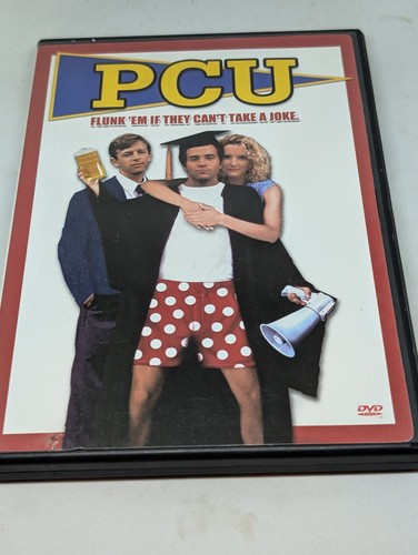 PCU 1994 DVD David Spade Jeremy Piven College Movie Full Screen & Wide ...