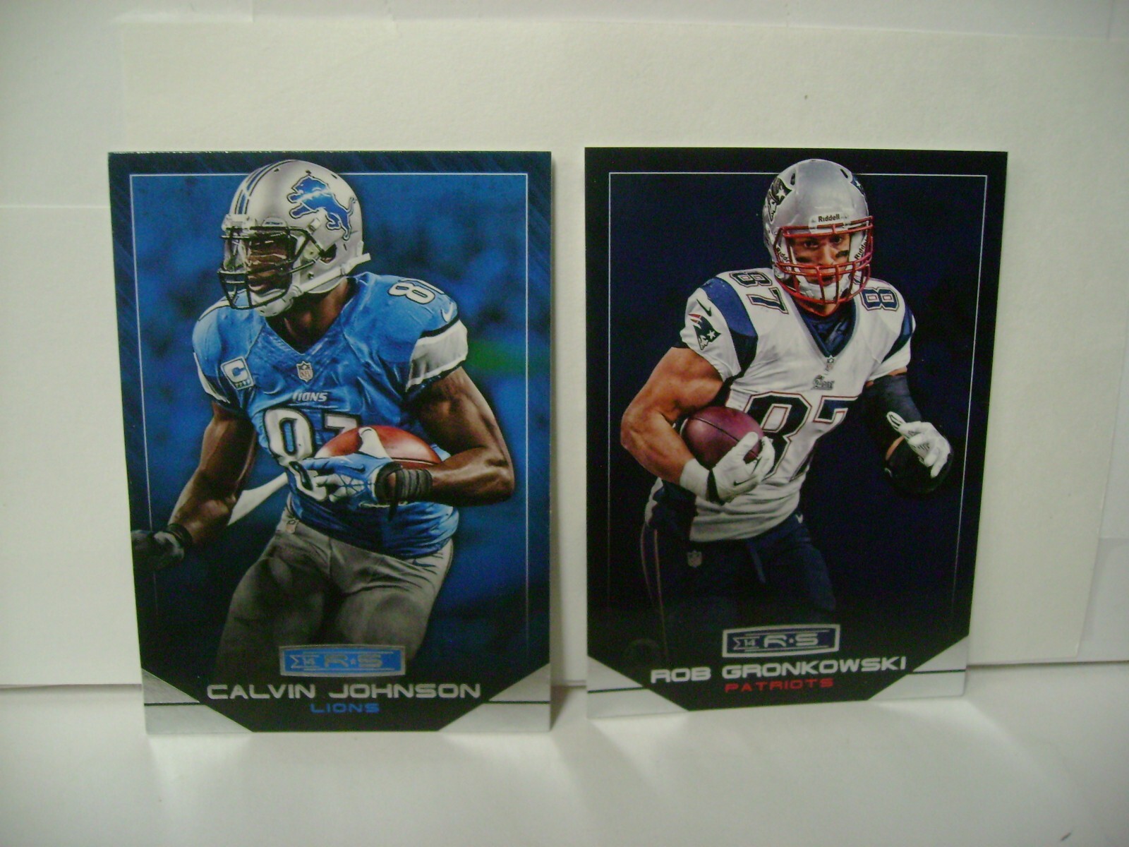2014 PANINI ROOKIES & STARS LOT CALVIN JOHNSON #74 ROB GRONKOWSKI #37 ...