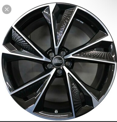 21'' inch Wheels fit Audi Q7 Q5 RS Style Black Machine Wheels A7 A8 ...