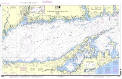 NOAA Nautical Chart 12354 Long Island Sound East Paper Marine ...