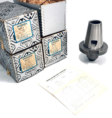 WELDON (1) Quick Change Shank QA50; QHD3 END MILL HOLDER 1/2" (NEW but ...