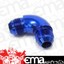Aeroflow AF522-12 90 Deg 3/4" to -12AN Full Flowblue No Restriction In ...