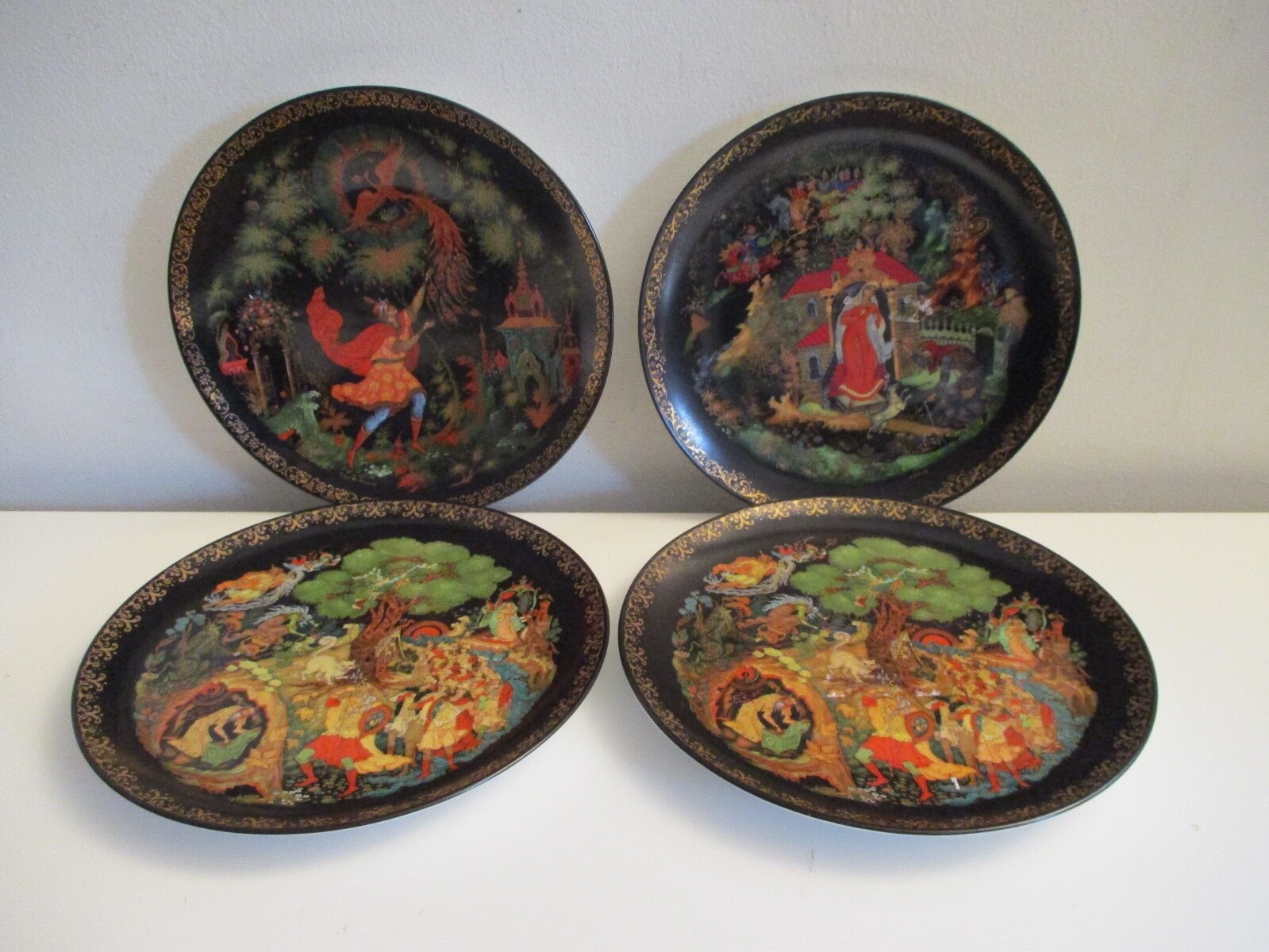 Vintage 4 RUSSIAN LEGENDS FAIRY TALES Tianex Bradford Exchange ...