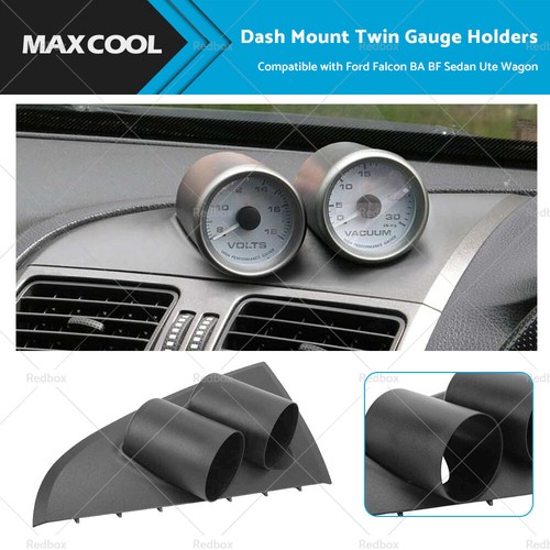 Suitable For Ford Falcon BA BF Dash Mount Twin Gauge 52mm Holder Custom ...