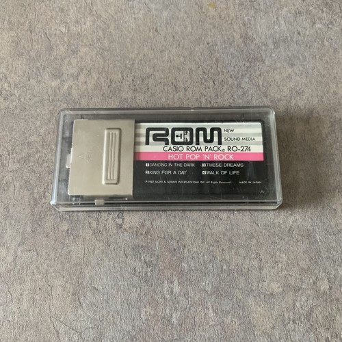 Casio ROM Pack RO-274 Hot Pop 'N' Rock for Casio ROM Pack Keyboards | eBay