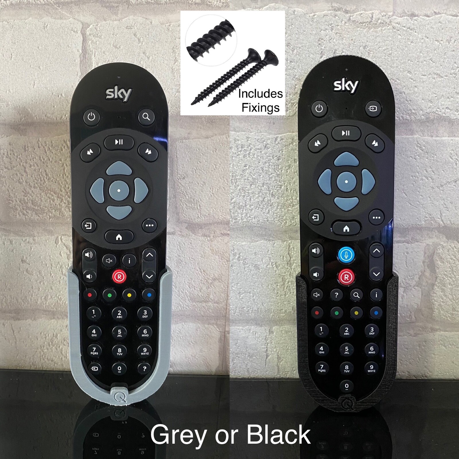 Sky Q/Stream/Glass Remote Wall Mount - Holder - Fix To Wall - SkyQ ...