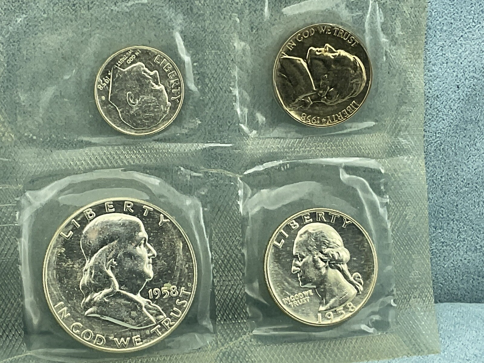 1958 PROOF SET, in the Original US MINT Sealed, No Outer Envelope | eBay