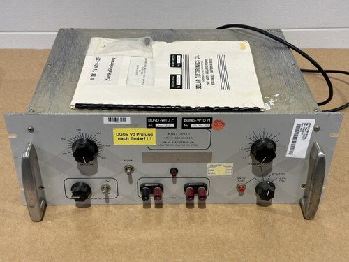Solar Model 7054-1 Spike-Generator 600 Volt #2 | eBay