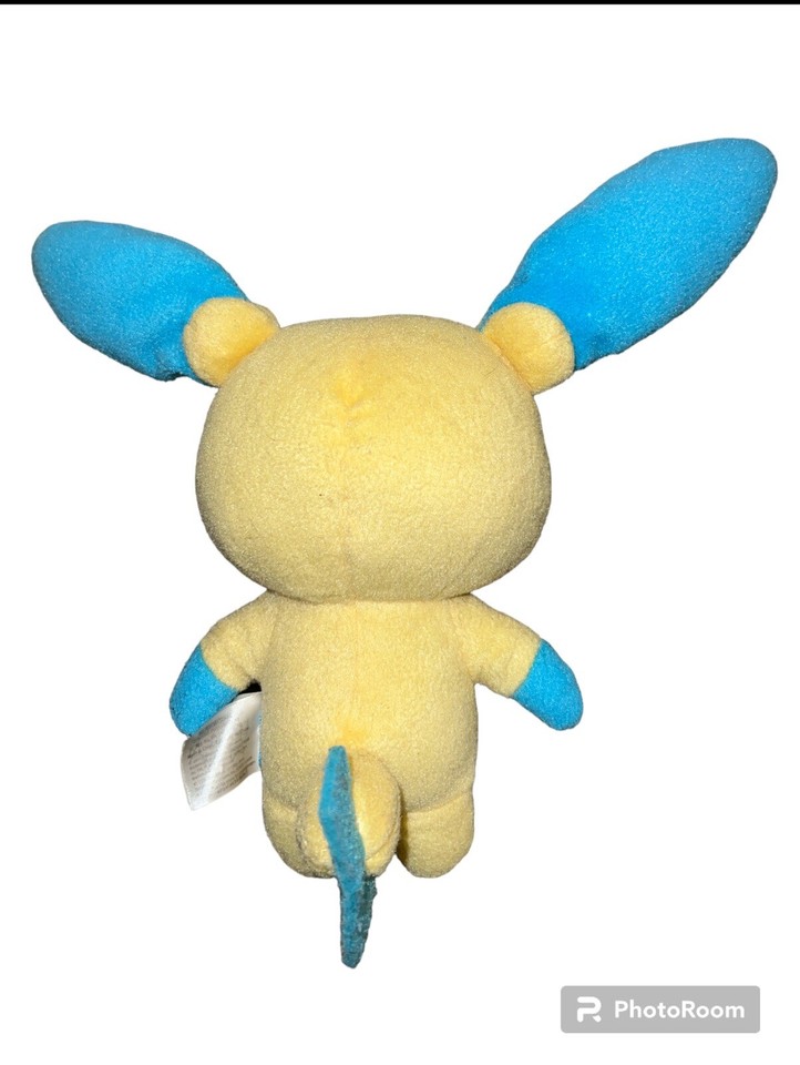 2015 Tomy Pokemon Minun Plush Stuffed Animal Plush Toy Yellow & Blue | eBay