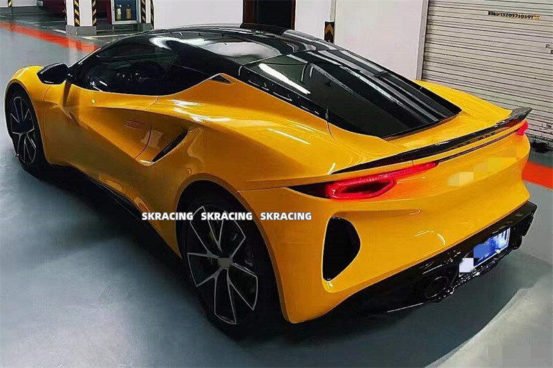 3Pcs Real Carbon Fiber Fits Lotus Emira 2023-2025 Rear Trunk Lid ...