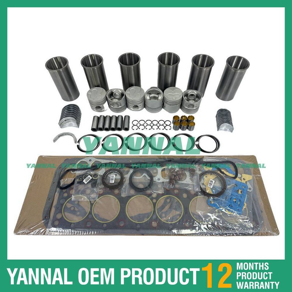 Overhaul Rebuild Kit For Nissan SD33T SD33 Engine YGF03 Takeuchi TB-68S ...