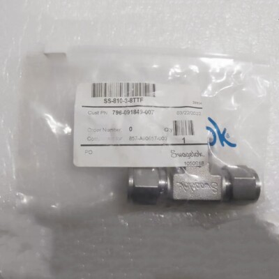 1PC Swagelok SS-810-3-8TTF card pipe joint | eBay