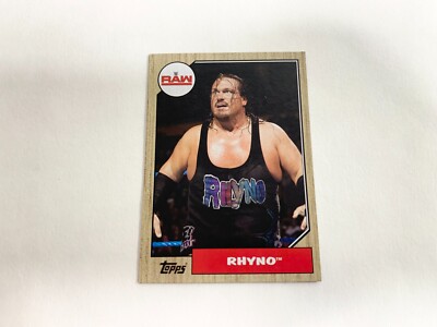 Rhyno 2017 Topps WWE Heritage Wrestling Card # 64 | eBay